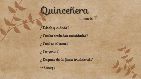 Quinceañera | Genially