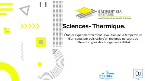 Thermique-Étudier expérimentalement l’évolution de la température d’un | Genially
