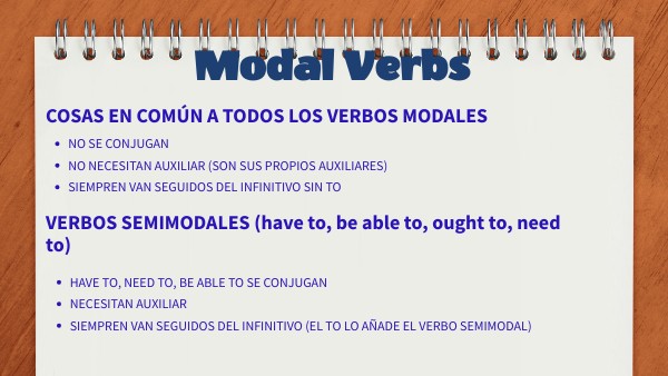 Modal verbs | Genially