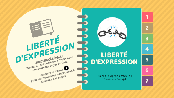 Le livret sur la liberté d'expression | Genially