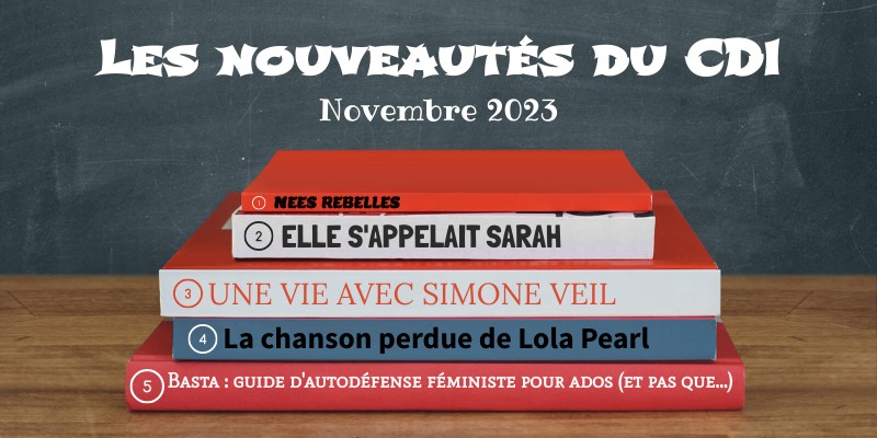 Nouveautés du Cdi novembre 2023