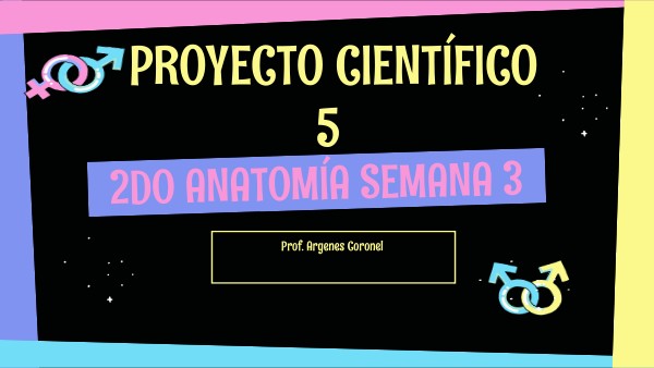 2DO ANATOMIA PROYECTO 5 SEMANA 3 | Genially
