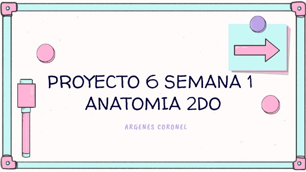 PROYECTO 6 SEMANA 1 ANATOMIA 2DO | Genially