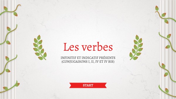 Les verbes | Genially