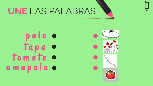 Asocia las palabras