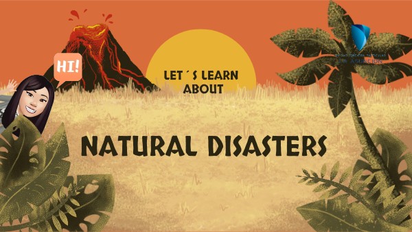 NATURAL DISASTERS VOCABULARY | Genially