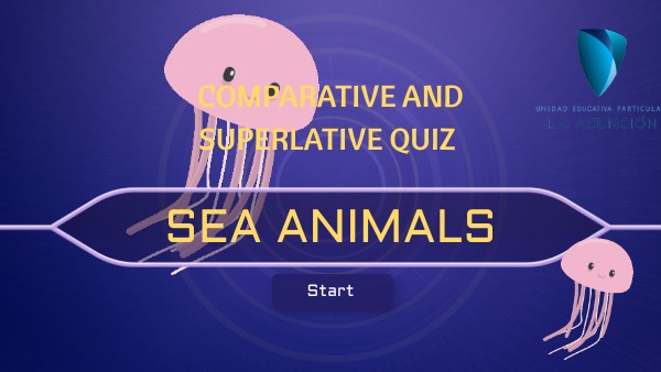 SEA ANIMALS COMPARATIVE AND SUPERLATIVE | Genially
