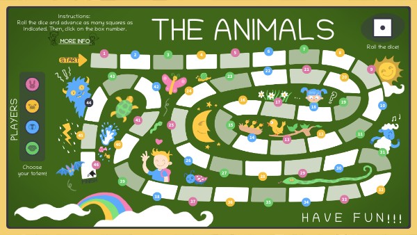 THE ANIMALS BOARDGAME | Genially