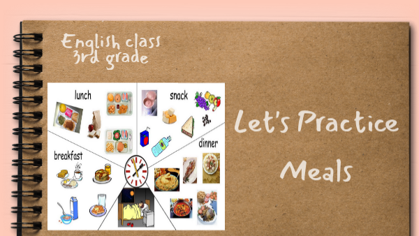 Let's Practice Meals he she - 3rd grade | Genially