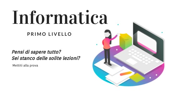 informatica 1 livello