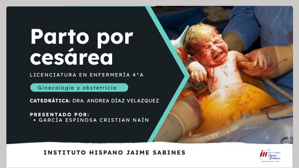 Parto por cesárea | Genially