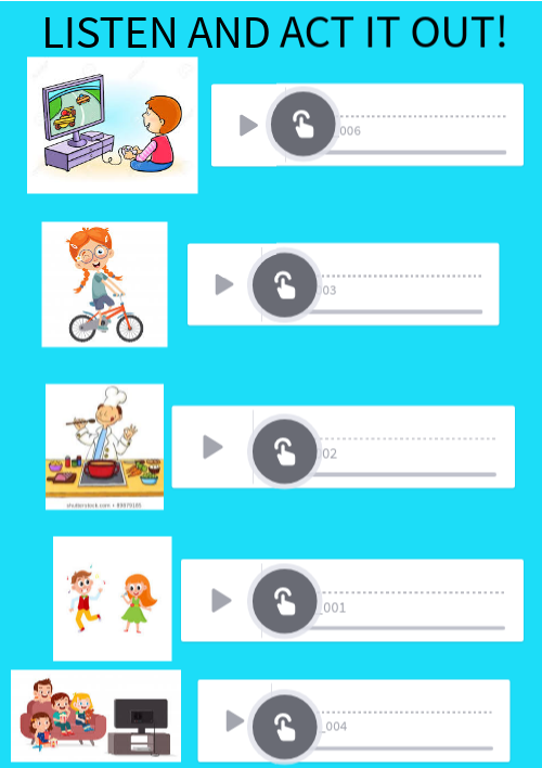 K4 LISTEN & ACT IT OUT | Genially