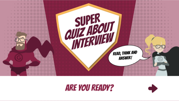 Quiz about an Interview | Genially