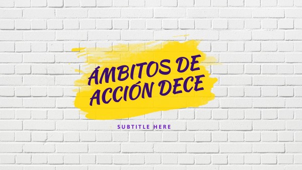 Collaborate ámbitos De Acción Dece Genially