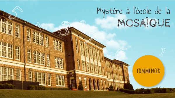 5e ANNÉE - Mystère à l'école