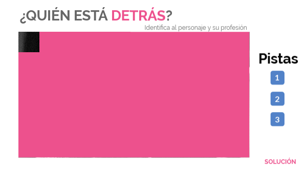 DESCUBRE EL PERSONAJE