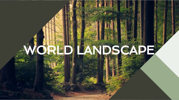 Unit 5. World landscapes