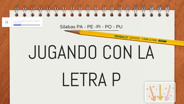 jugando con la p y sus sílabas