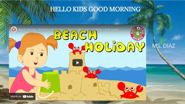 BEACH HOLIDAYS INTRODUCTION 19/05/ 2021 | Genially