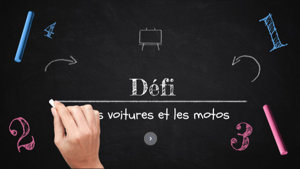 défi mot et voiture | Genially