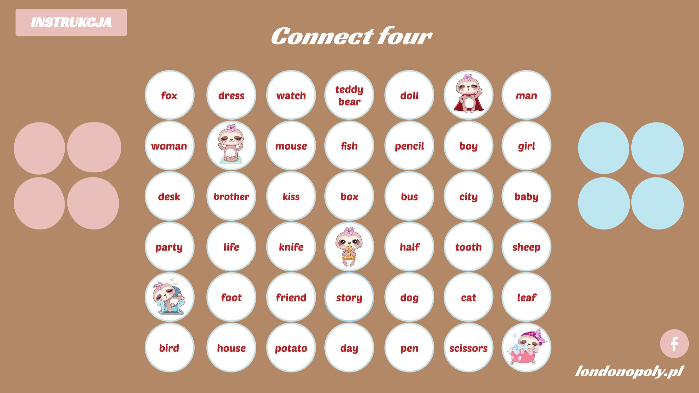 connect four plural | Genially