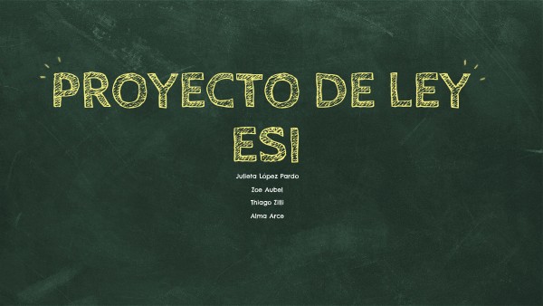 Proyecto ESI | Genially