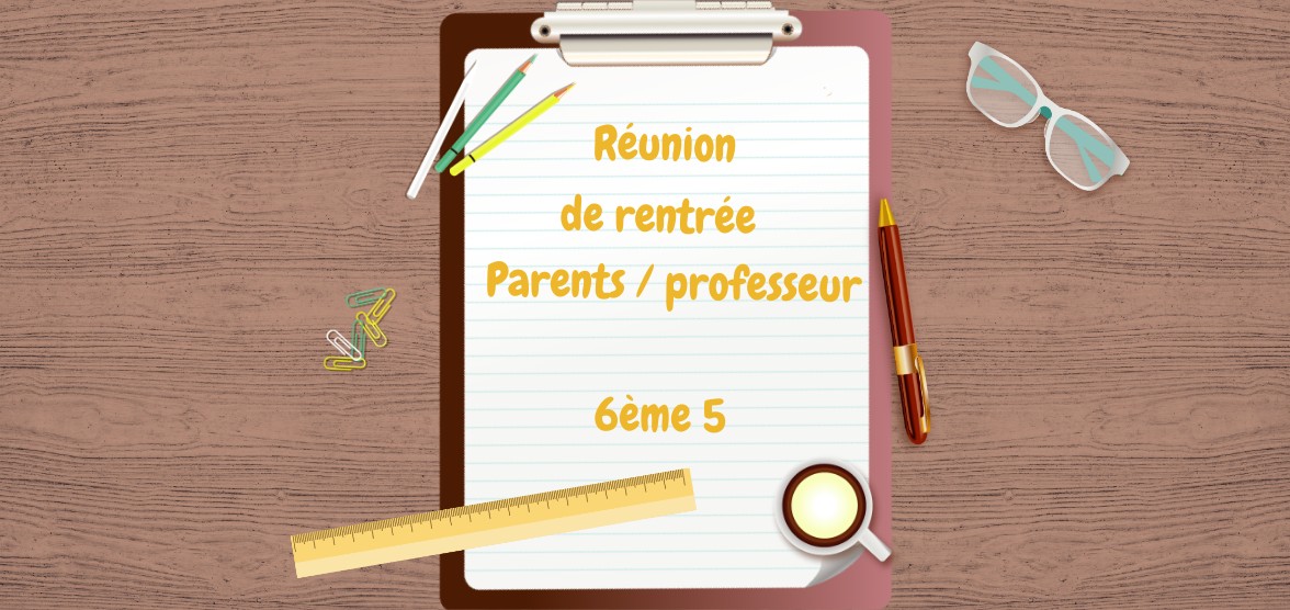 Réunion parents/prof 6e | Genially
