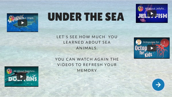 UNDER THE SEA | Genially