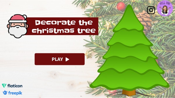Decorate the christmas tree | Genially
