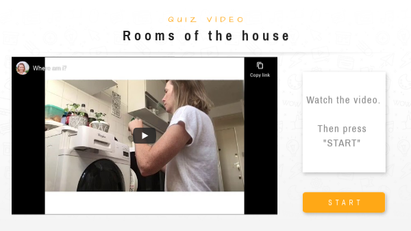 Quiz: Rooms of the house | Genially