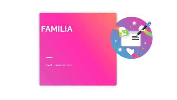 Familia: primera parte. | Genially