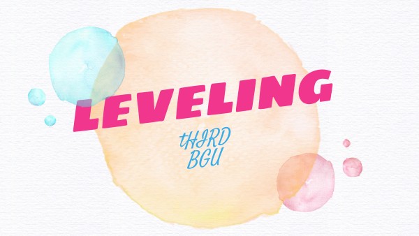 LEVELING 3BGU