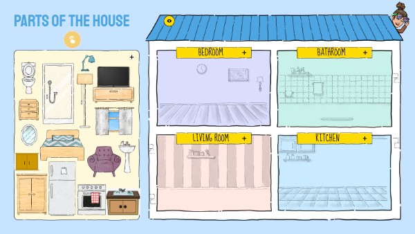 PARTS OF THE HOUSE GAME | Genially