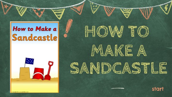 How to make a sandcastle | Genially