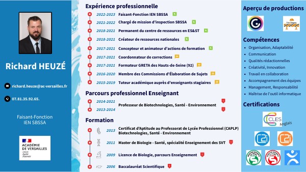 CV RICHARD HEUZÉ | Genially