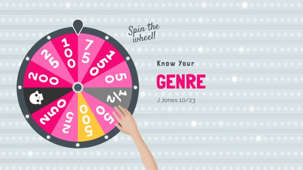 GENRE WHEEL QUIZ | Genially