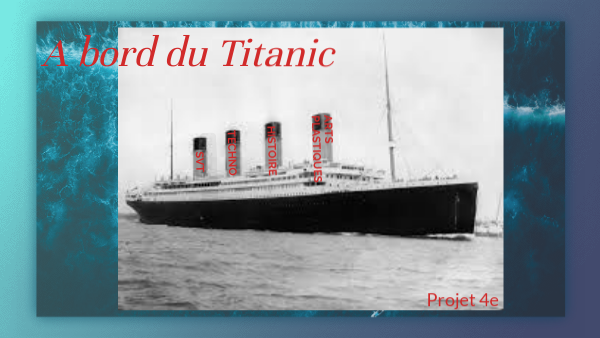A bord du Titanic - Quatrième | Genially