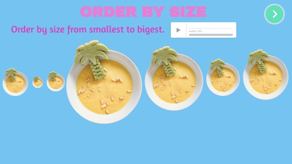 Order by size