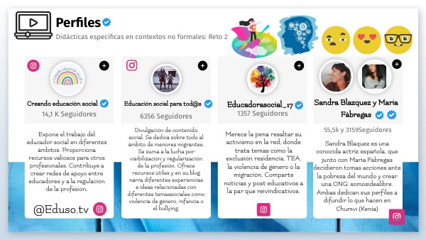 RETO 2: Didácticas específicas en contextos no formales | Genially