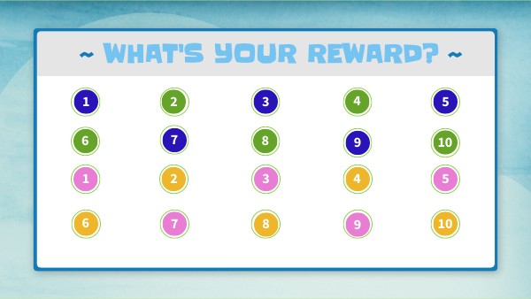What's your reward?