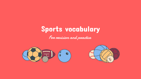 Sports vocabulary | Genially