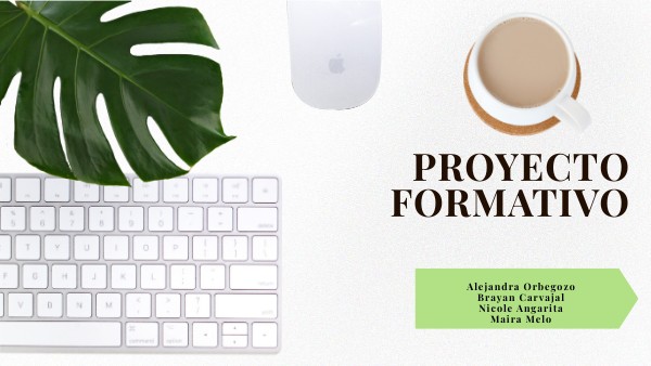PROYECTO FORMATIVO