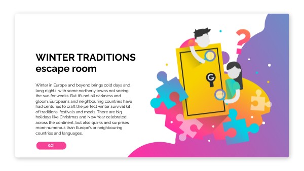 WINTER TRADITIONS ESCAPE ROOM | Genially