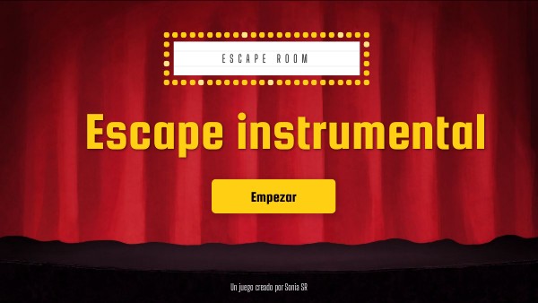 ESCAPE ROOM INSTRUMENTAL | Genially