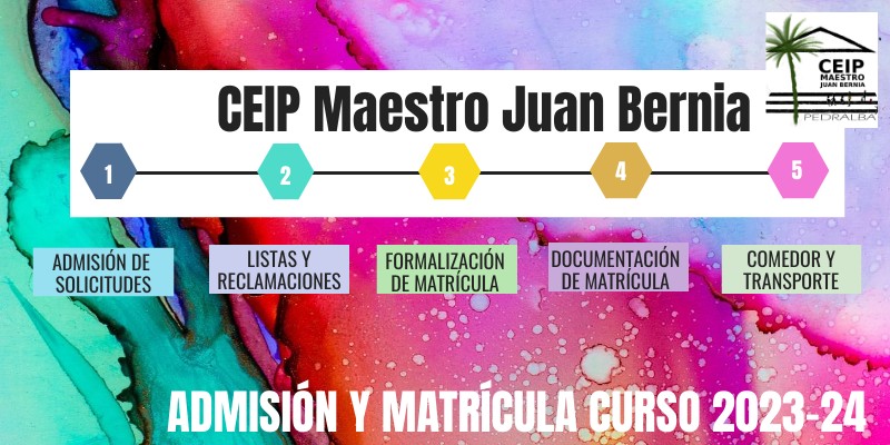 ADMISIÓN Y MATRICULA 2023-24