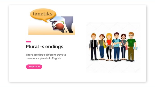 PLURAL -S ENDINGS | Genially