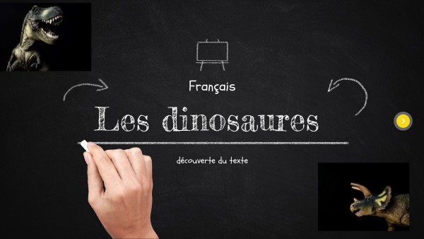Les dinosaures : découverte du texte | Genially