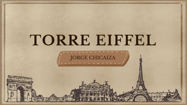 PRESENTACIÓN ENSAYO TORRE EIFFEL