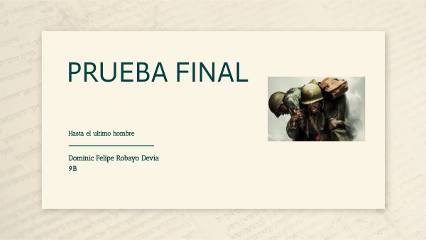 Prueba Final | Genially