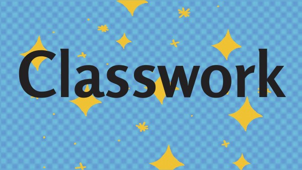 In2 J 7/10 2. Classwork Glenda